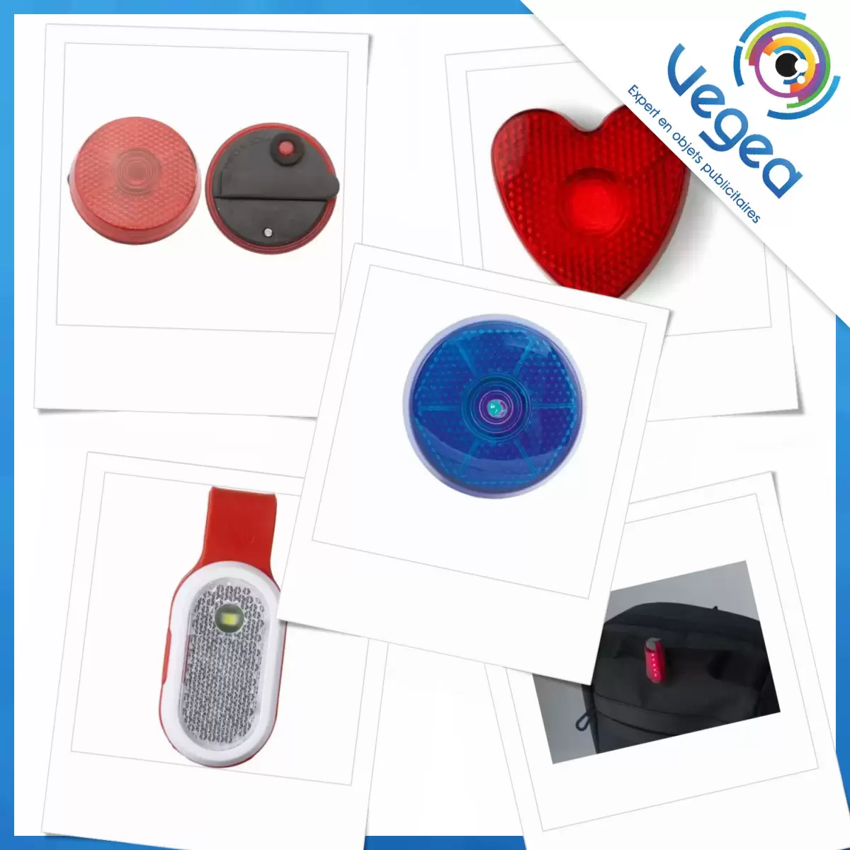 Lampe / led avec réflecteur, personnalisée avec votre logo