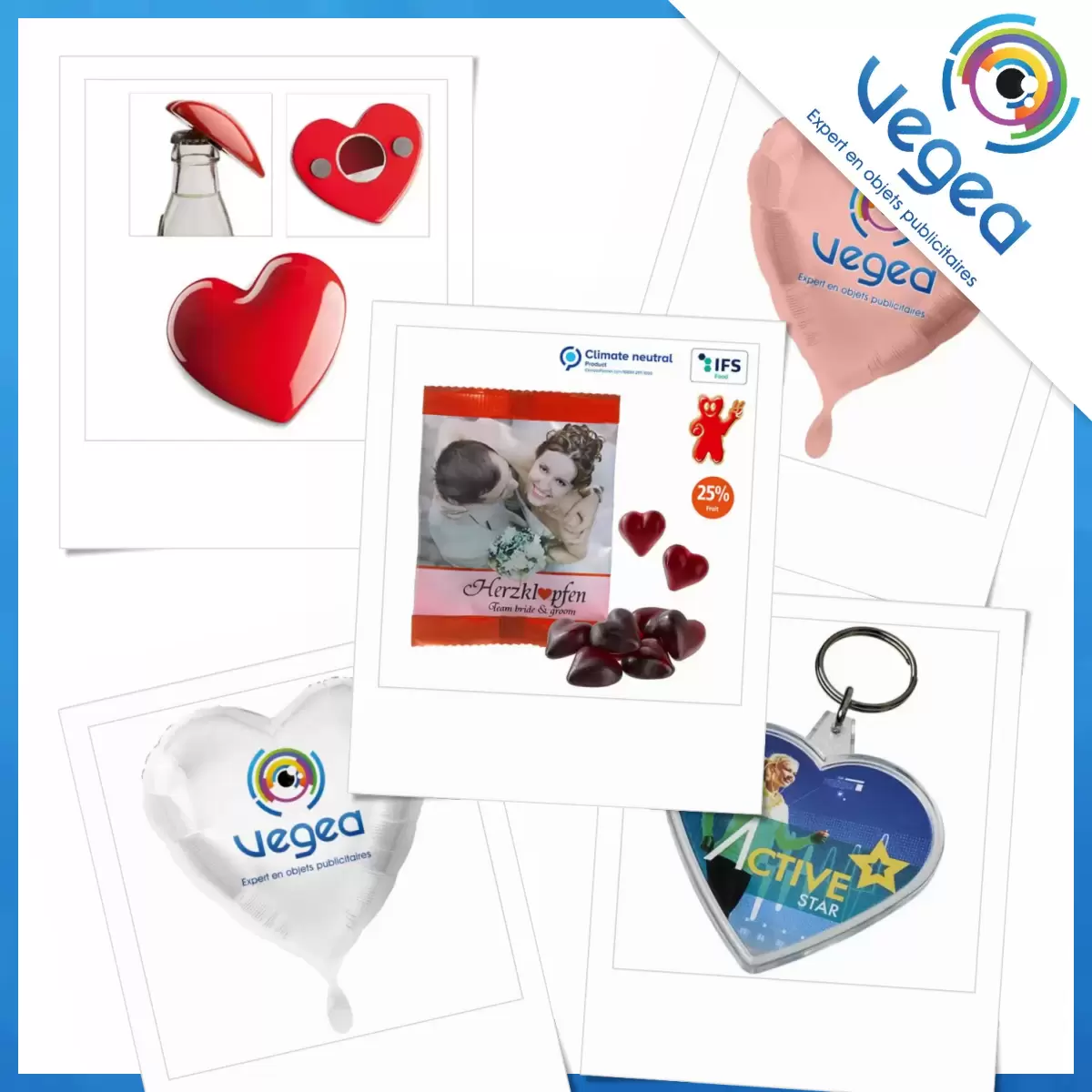 Goodies & objets Saint-Valentin publicitaires personnalisés avec logo ...
